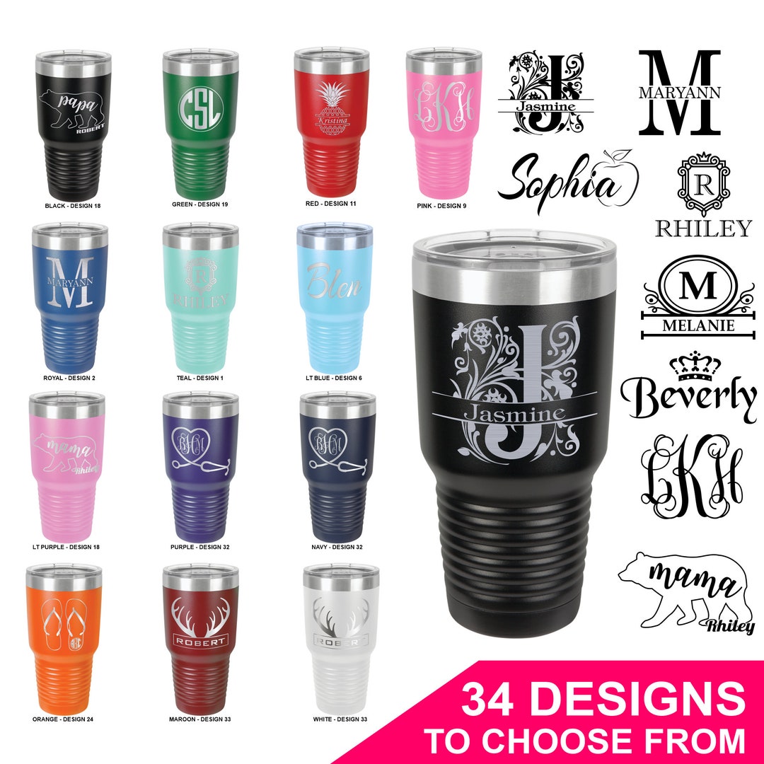 Personalized Tumbler, Insulated Tumbler, Engraved Cup, Custom Tumbler ...