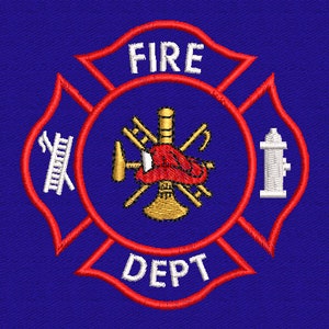Fire Department Polo Shirt - Custom Embroidery - Your Department Name ...