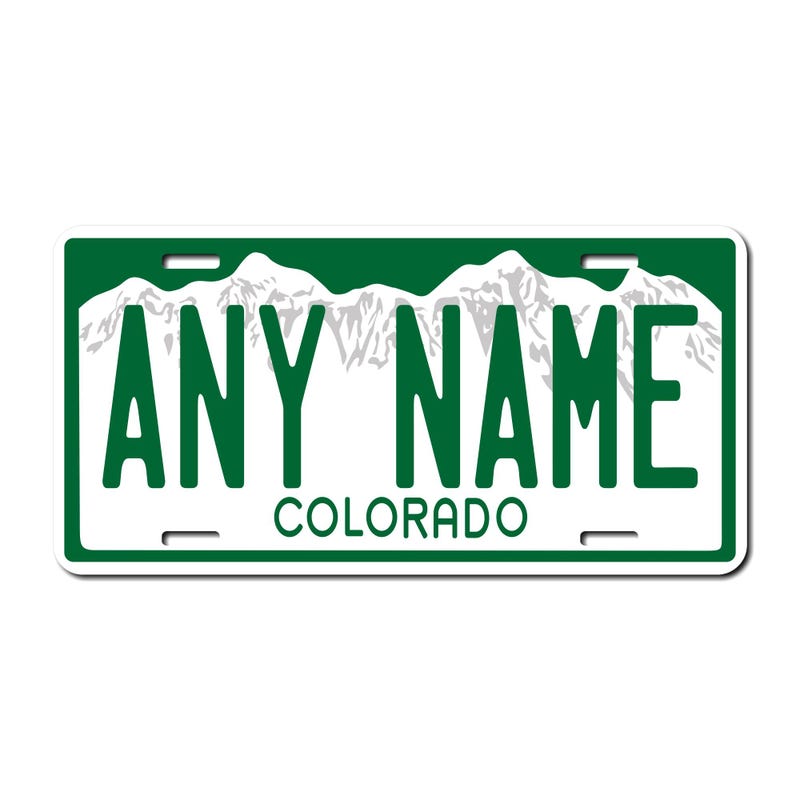 Colorado State Plate - Etsy