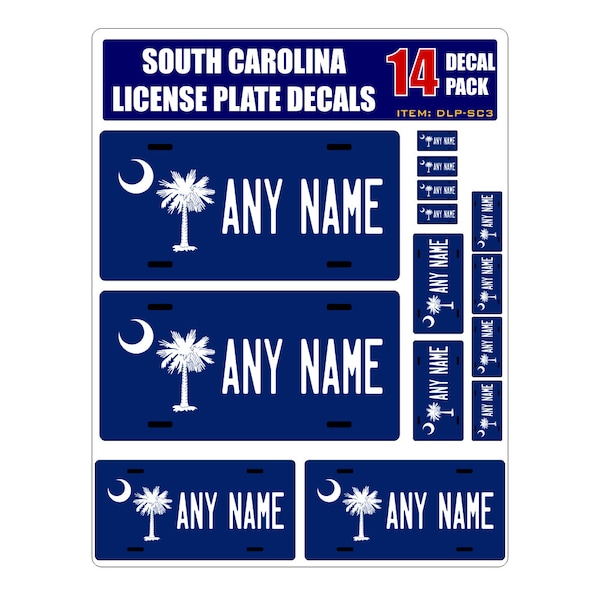 South Carolina Decal - Etsy