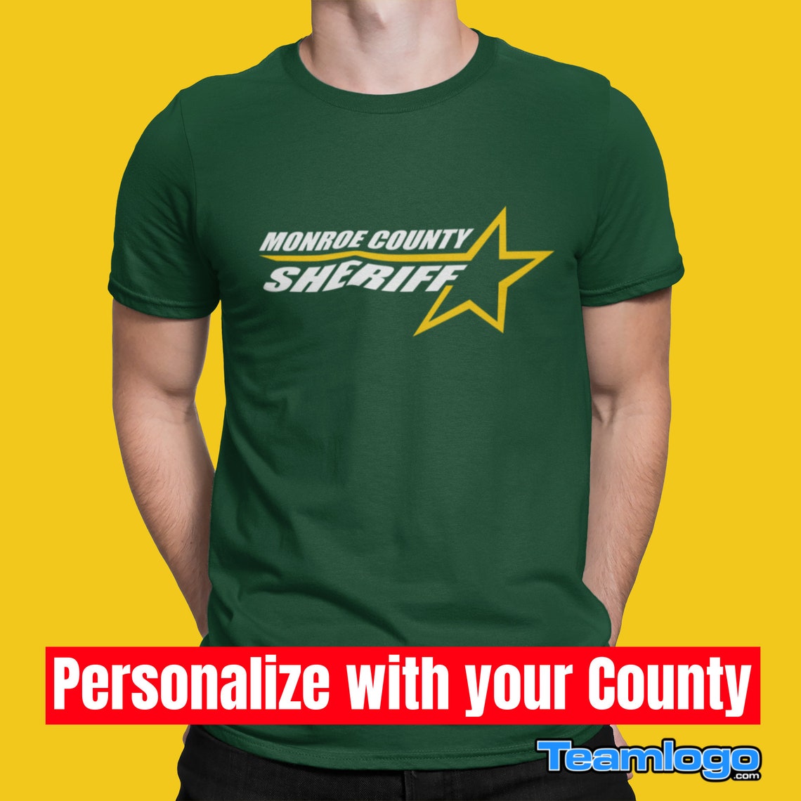 Personalized Sheriff T-shirt - Personalized With Your Department - Etsy