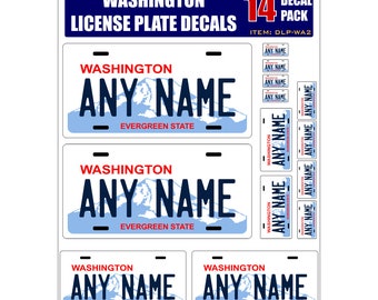 Personalized Arkansas License Plate Decals Stickers Version - Etsy