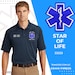 EMS Paramedic Rescue Work Shirt - Custom Embroidery - Star of Life ...
