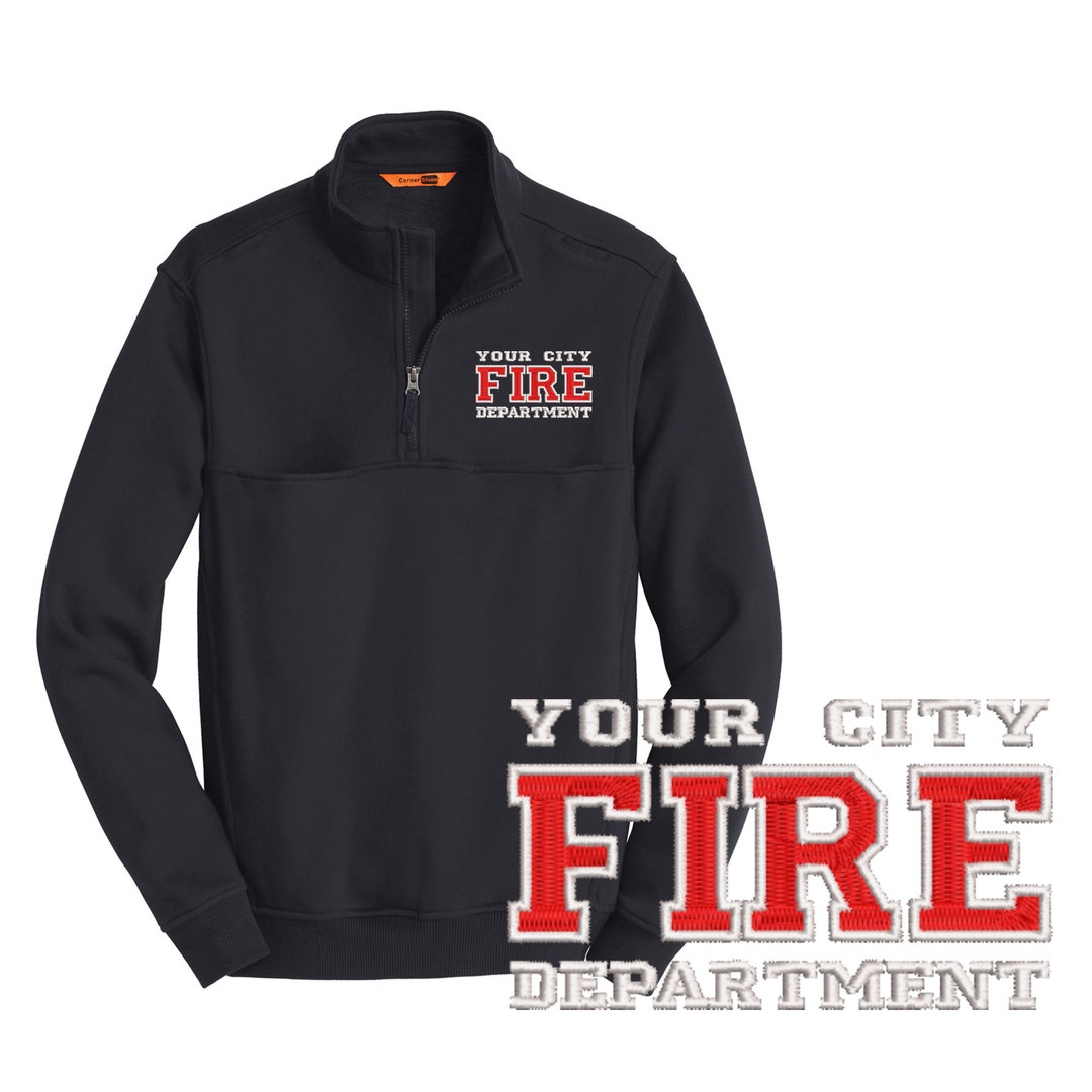 Fire Department Work Shirt - Custom Embroidery - Your Department Name ...