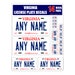 Personalized Arkansas License Plate Decals Stickers Version 1 Sheet of ...