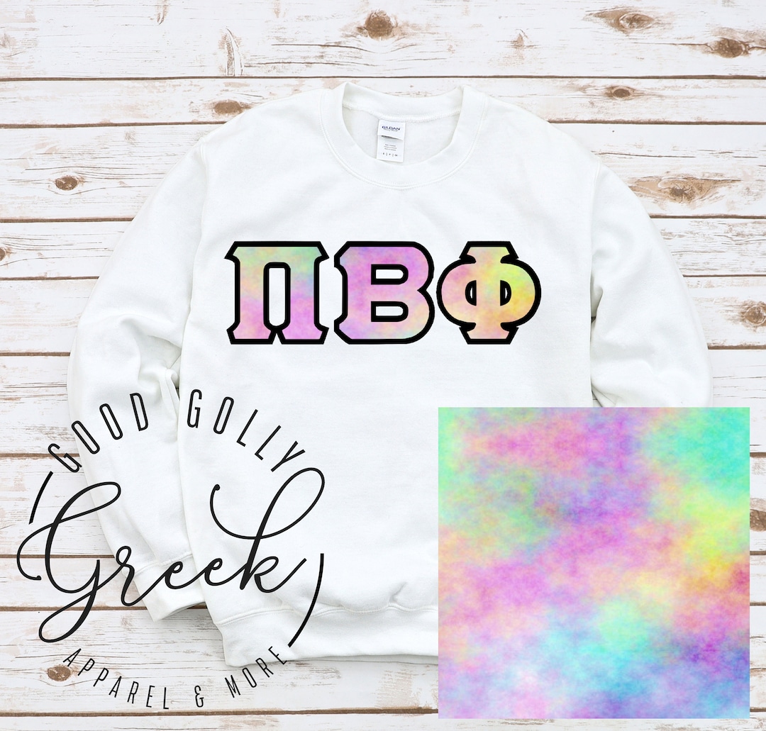 Opal Greek Stitch Letters Sorority Apparel Sorority Sweatshirt Greek ...