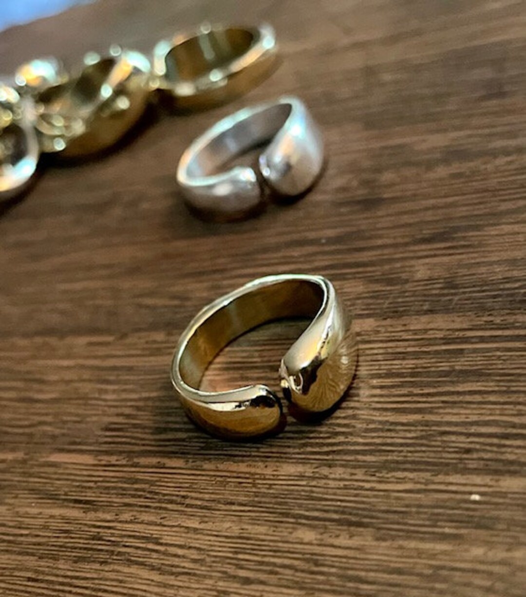 New! Nabila Ring in Brass or Silver - Etsy