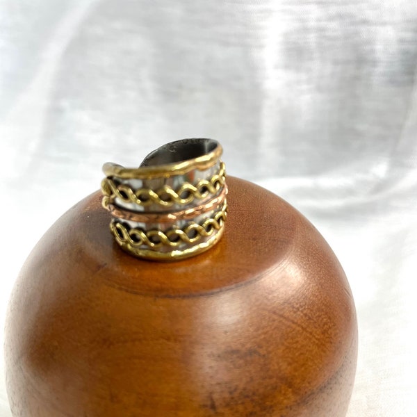 Mixed Metal Rings - Etsy
