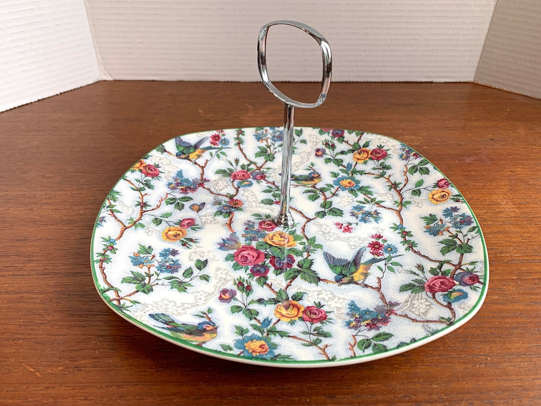 Midwinter Stylecraft Lorna Doone Chintz Cake Stand One Tier - Etsy