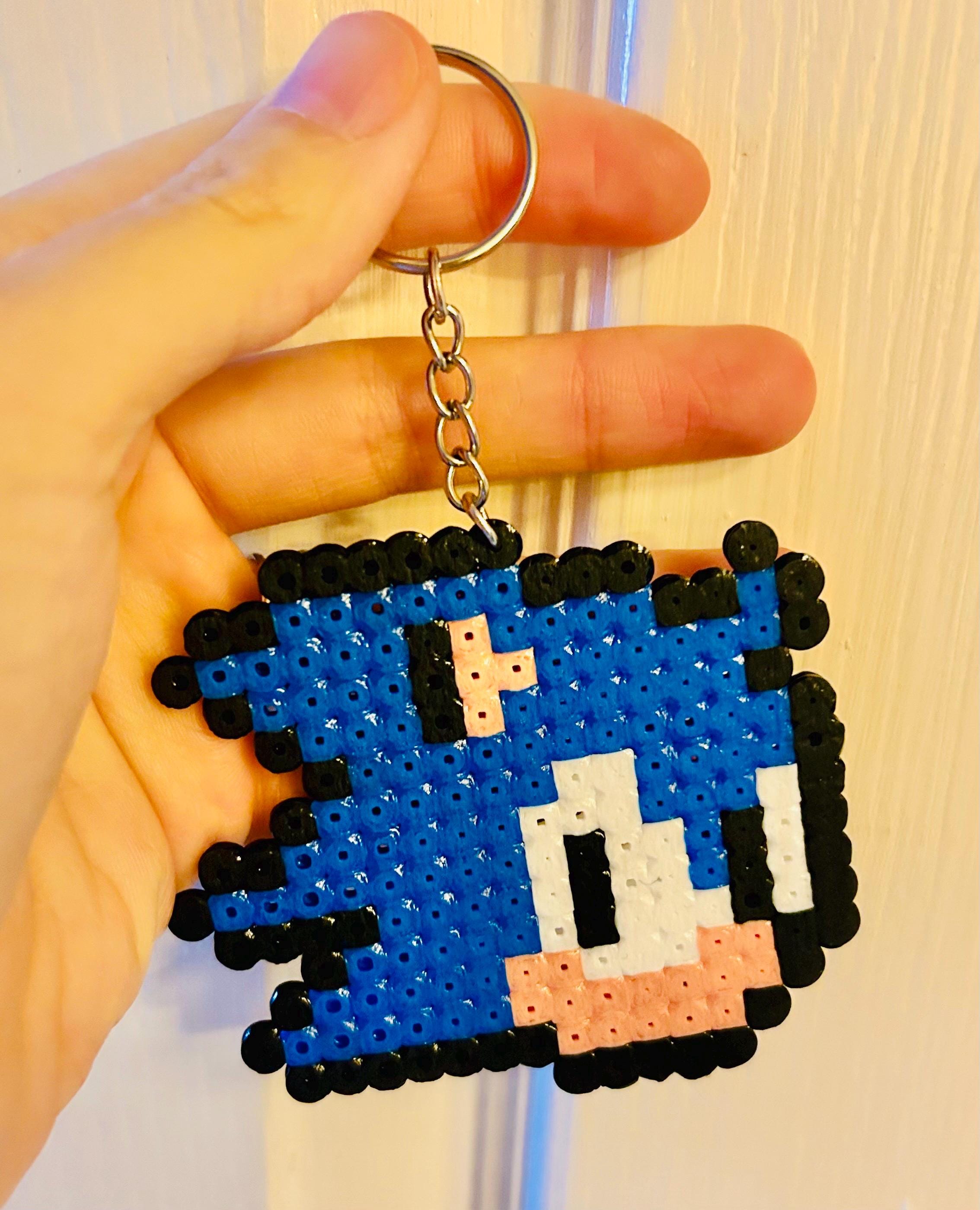 Sonic Pixel Head Magnets, Hair Clips & Keyrings - Etsy