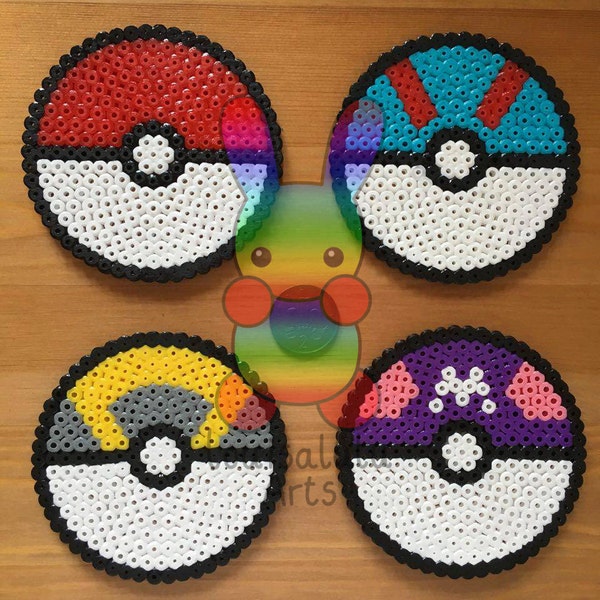 Hama Bead Coasters - Etsy