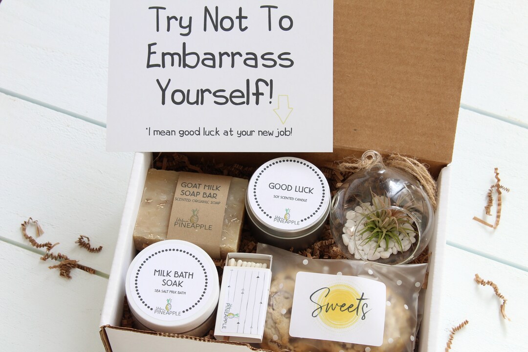 New Job Gift Box - Gift - Don't Embarrass Yourself Gift Box ...