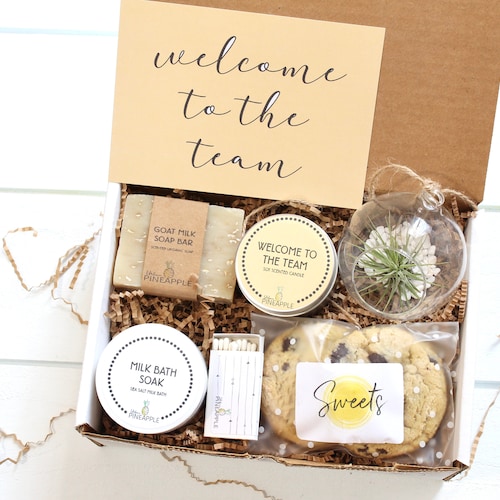 Welcome to the Team Gift Box New Team Member Gift Box - Etsy