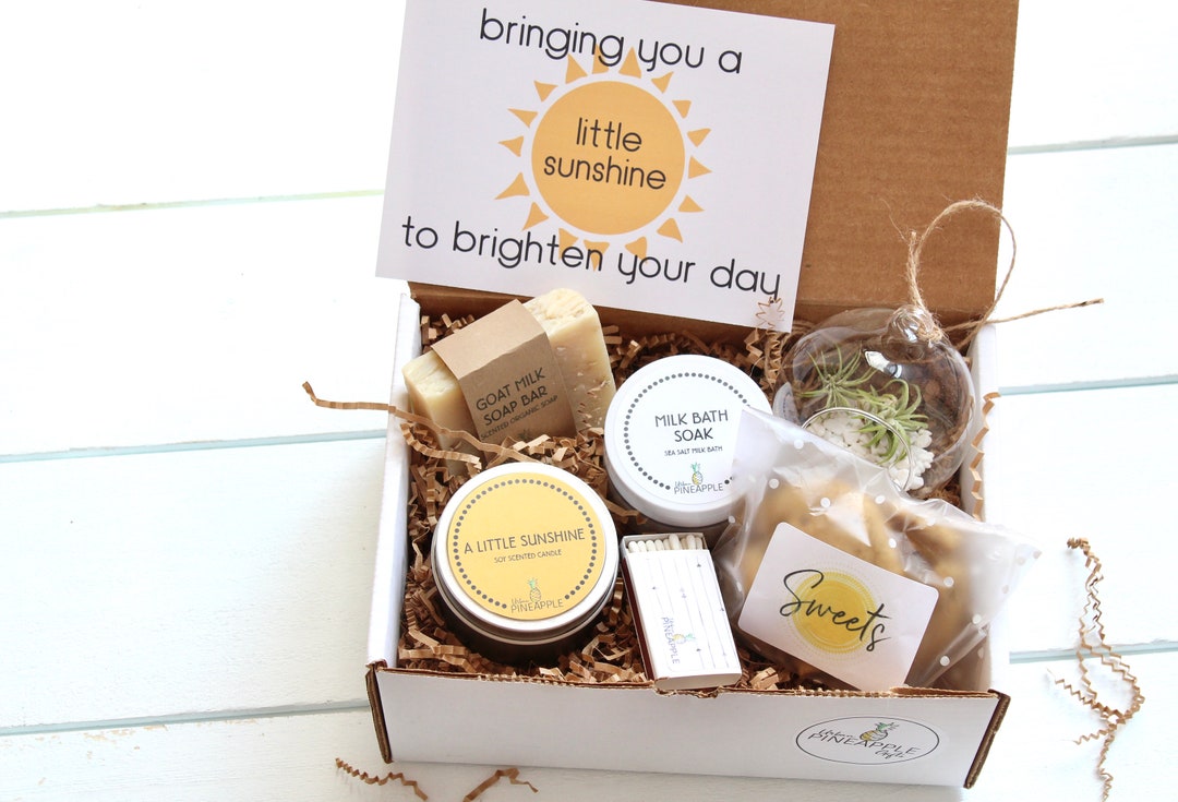 Sunshine Gift Box - Brighten Your Day Gift Box - Thinking of You Gift ...