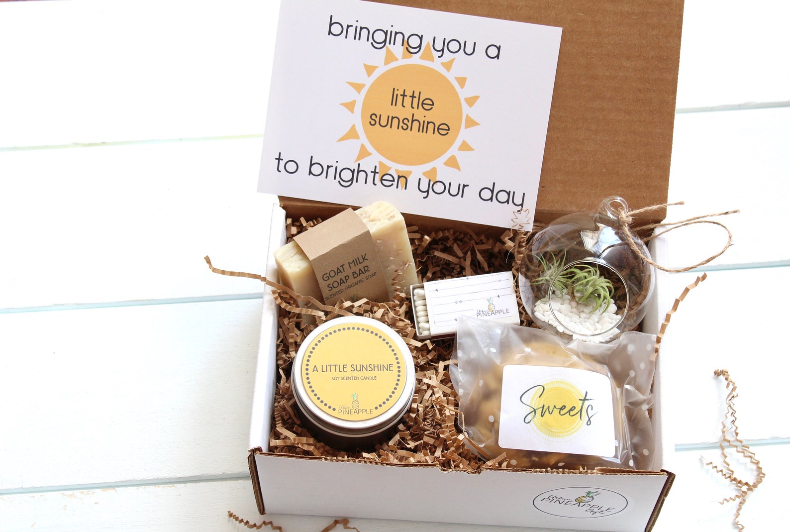 Sunshine Gift Box Brighten Your Day Gift Box Thinking of You Gift ...