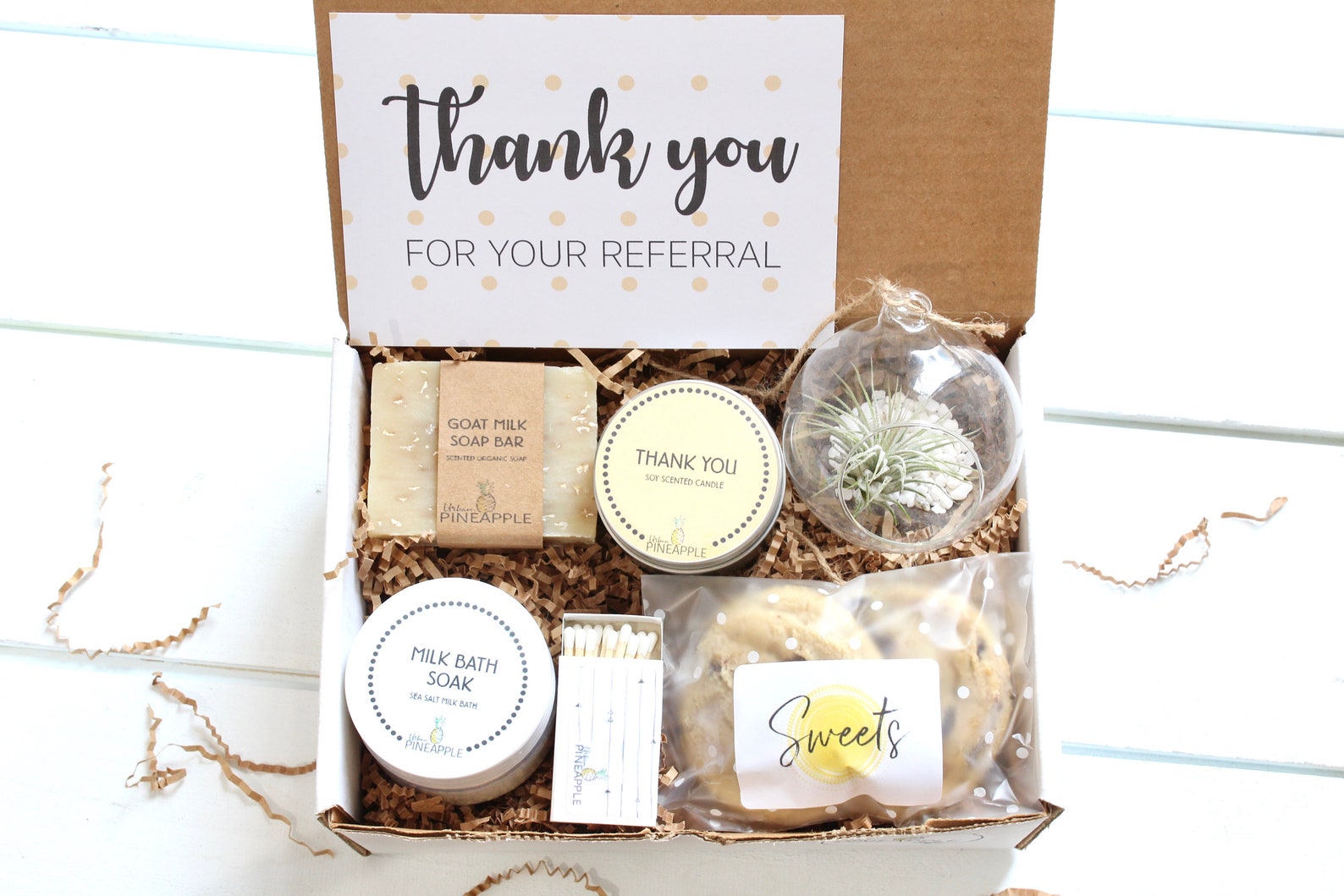 Thank You Gift Box Referral Thank You Gift Referral Gift | Etsy