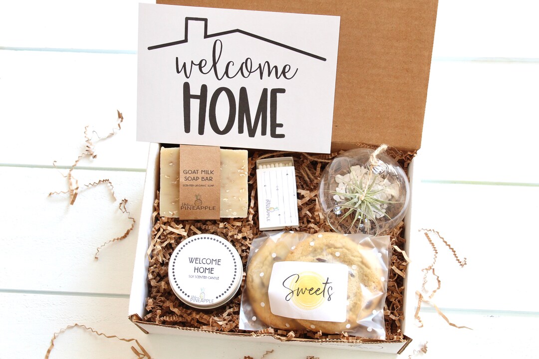 New Home Gift Box - Moving Gift Box - Welcome Home Gift - Housewarming ...