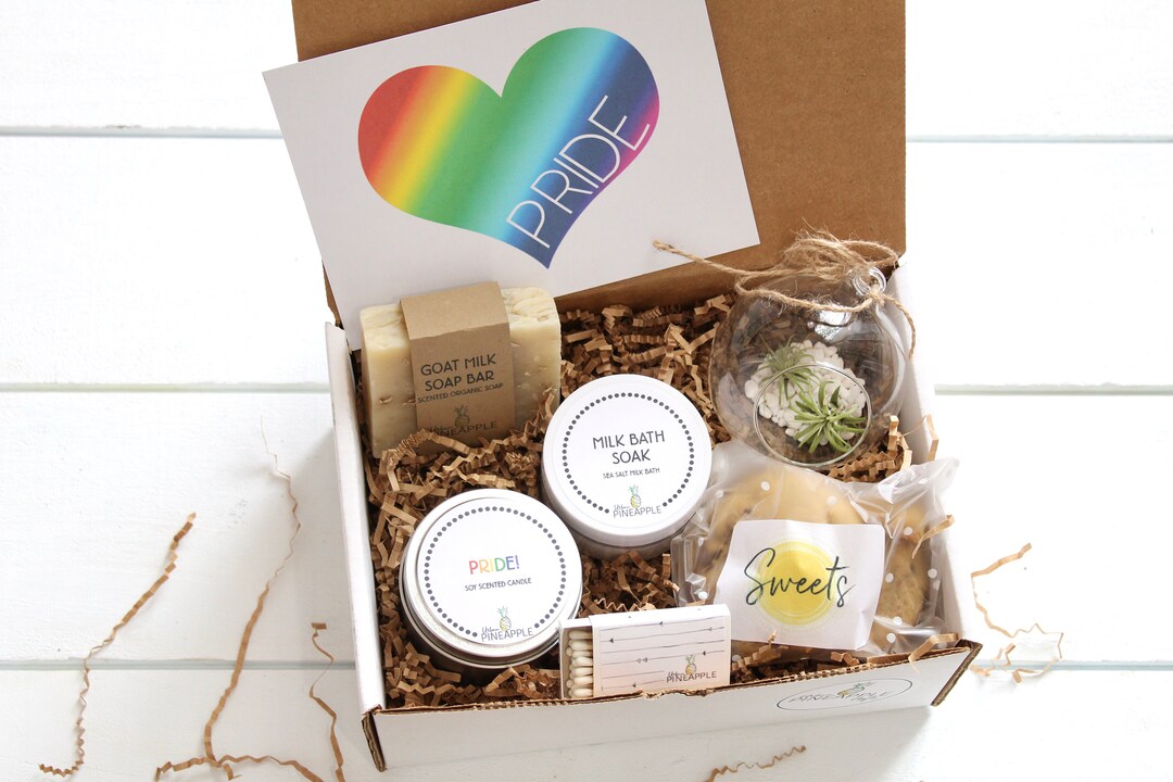 Gay Pride Gift Box - Pride Gift - Support Gift Box - Gift Box - Rainbow ...