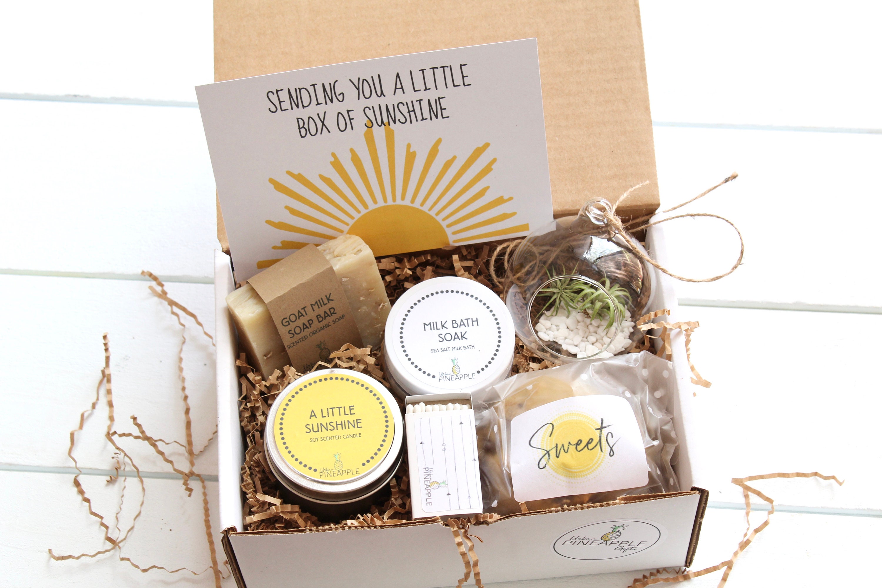 Sunshine Gift Box Brighten Your Day Gift Box Thinking of | Etsy