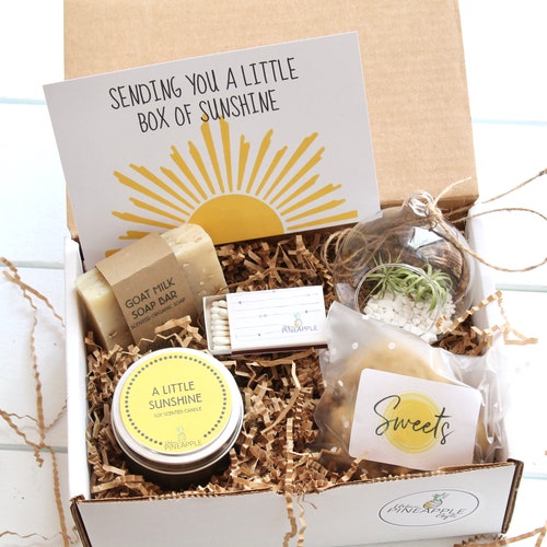 Sunshine Gift Box Brighten Your Day Gift Box Thinking of | Etsy