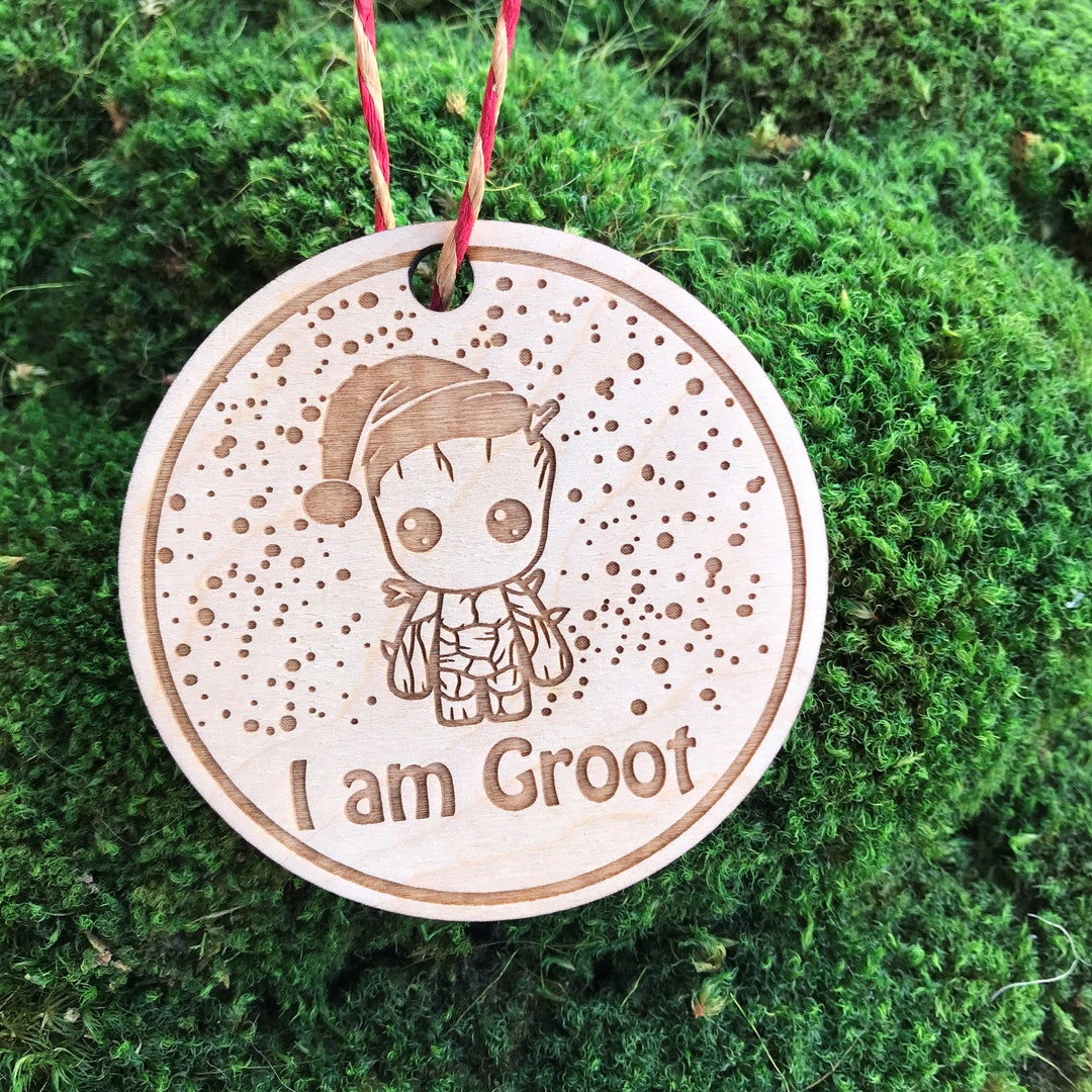 I Am Groot Wood Holiday Christmas Ornament , Sky Lord , Guardians of ...