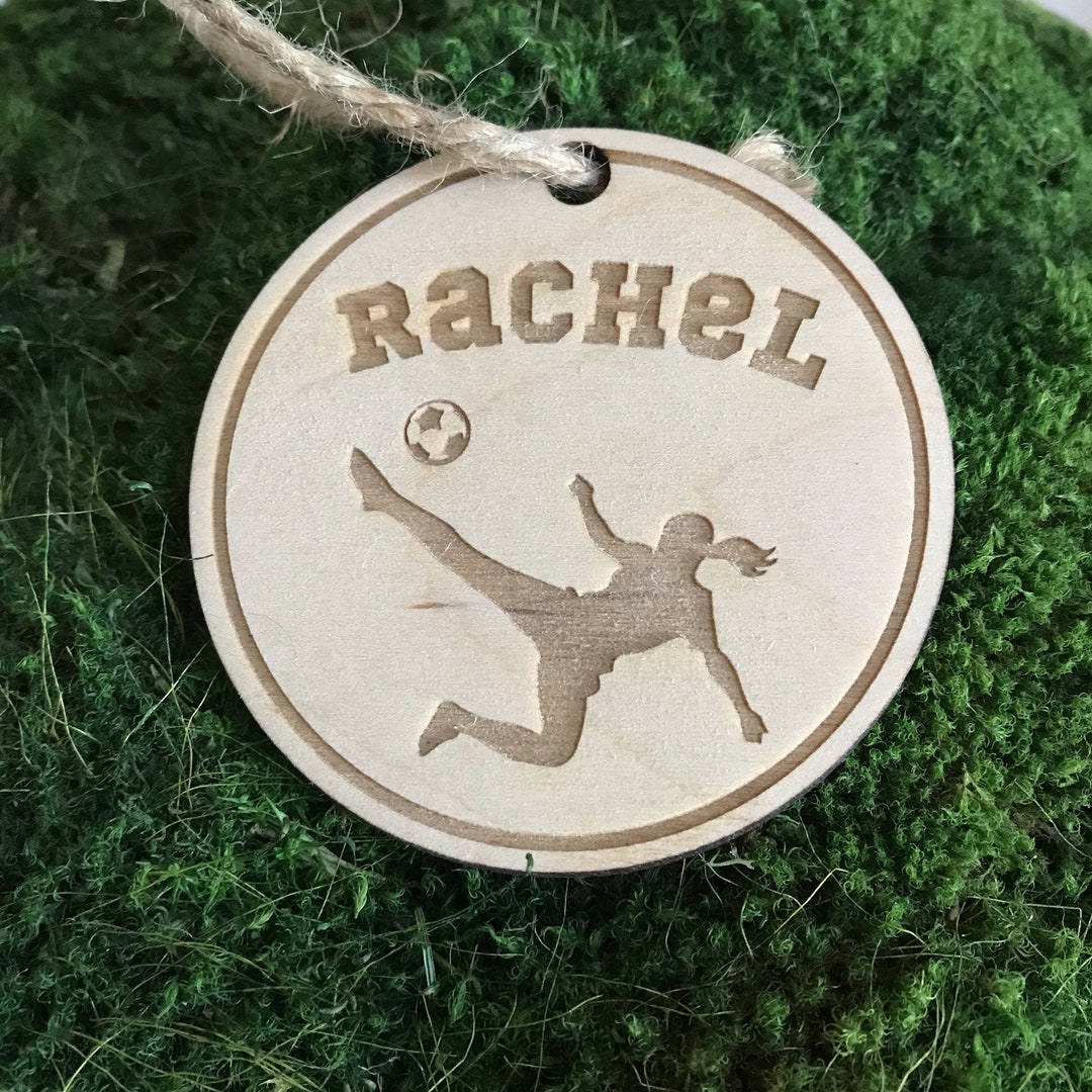 Sport Themed Personalized Wood Holiday Ornament , Kids Sports , Youth ...
