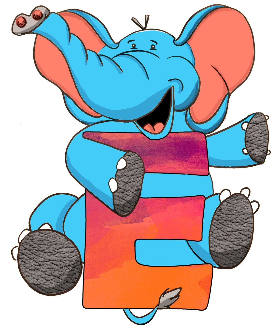 Animal Alphabet Art, Kid's Room, Nursery, Baby Shower, Colorful ...