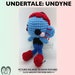 Undertale Undyne Amigurumi, Undyne, Undertale Plush, Undertale ...