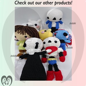 Undertale W.D. Gaster Amigurumi, Undertale Plush, Undertale Amigurumi ...