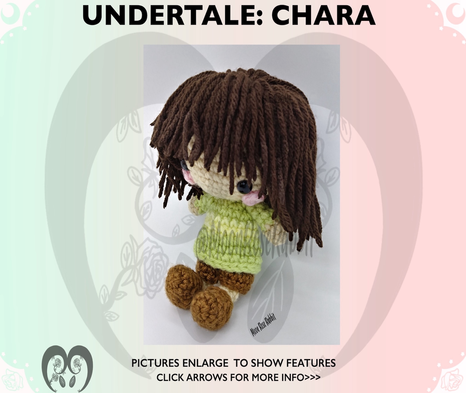 Undertale Chara Amigurumi, Undertale, Undertale Amigurumi, Chara Plush ...