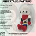 Undertale Papyrus Amigurumi Undertale Plush Papyrus Plush - Etsy