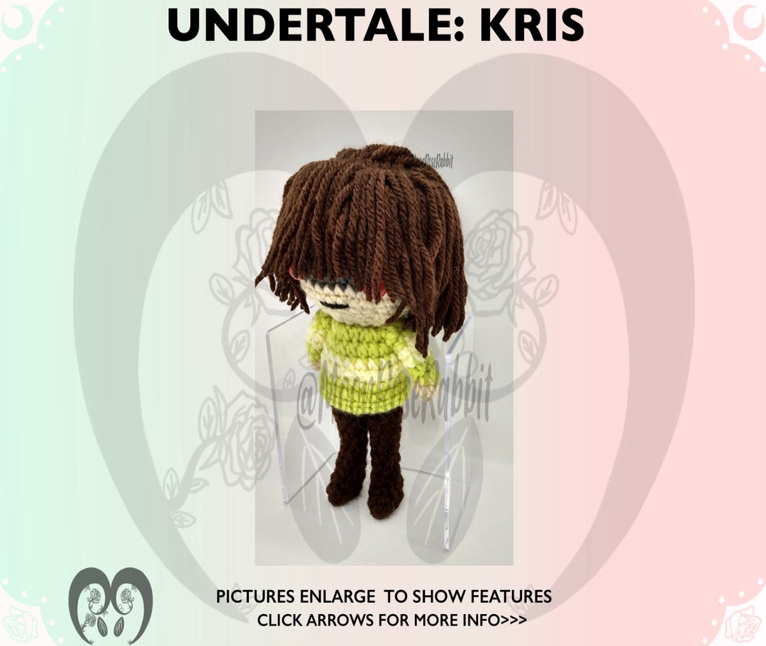 Undertale Kris Amigurumi Handmade Game Character - Etsy
