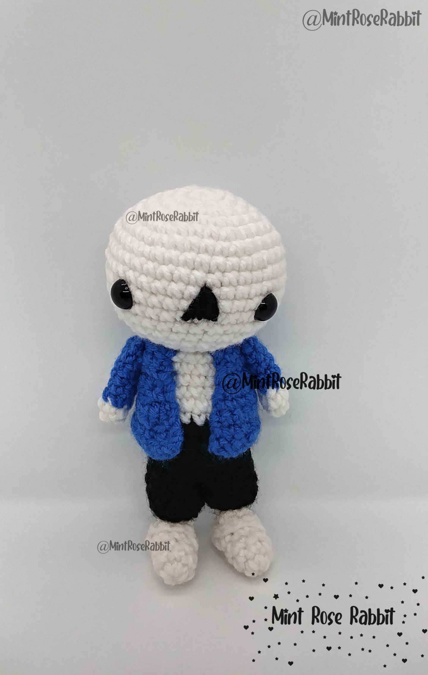 Undertale Sans Amigurumi Sans Amigurumi Undertale Plush | Etsy