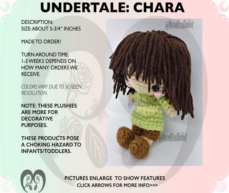 Undertale Chara Amigurumi, Undertale, Undertale Amigurumi, Chara Plush ...