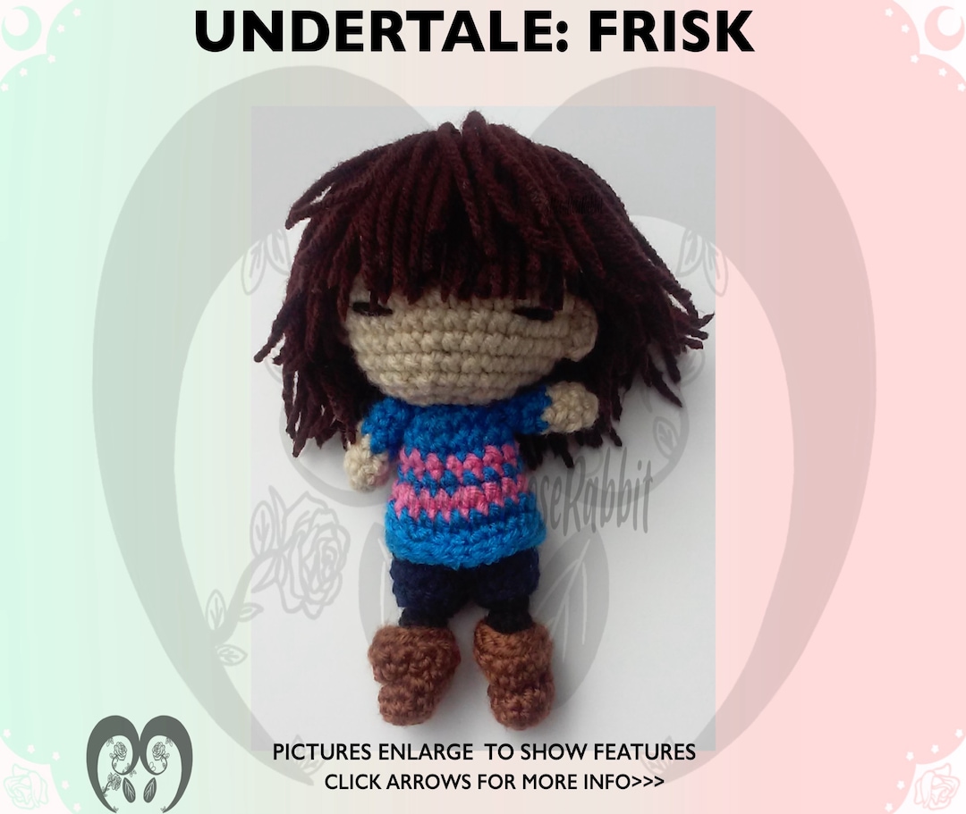 Undertale Frisk Amigurumi Plush Handmade Made to Order - Etsy