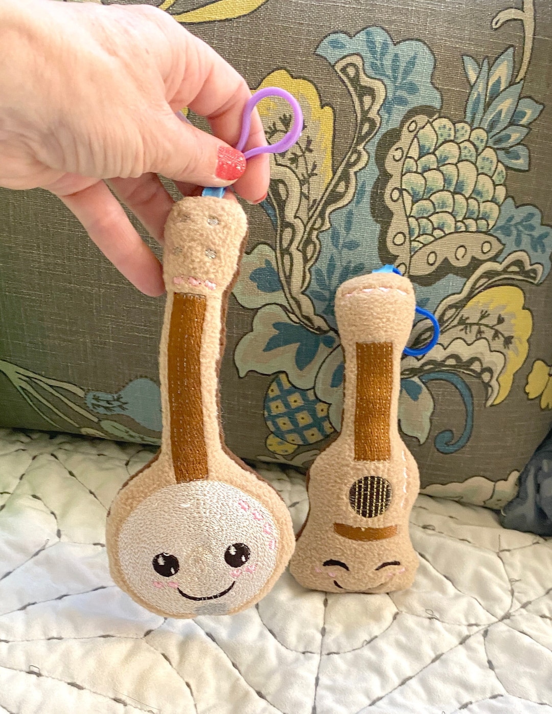 Banjo & Guitar Clips Plushie Toys - Etsy