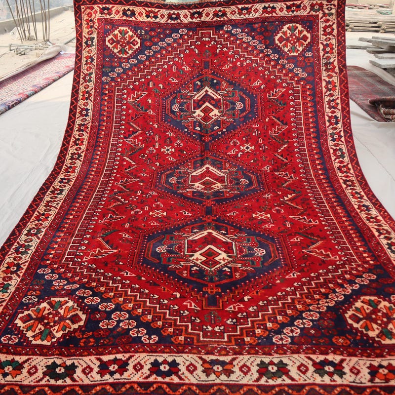 Distressed Rug - Etsy
