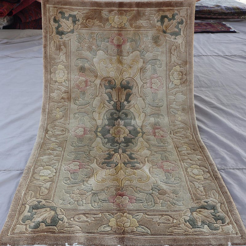 Chinese Deco Handmade Rug - Etsy