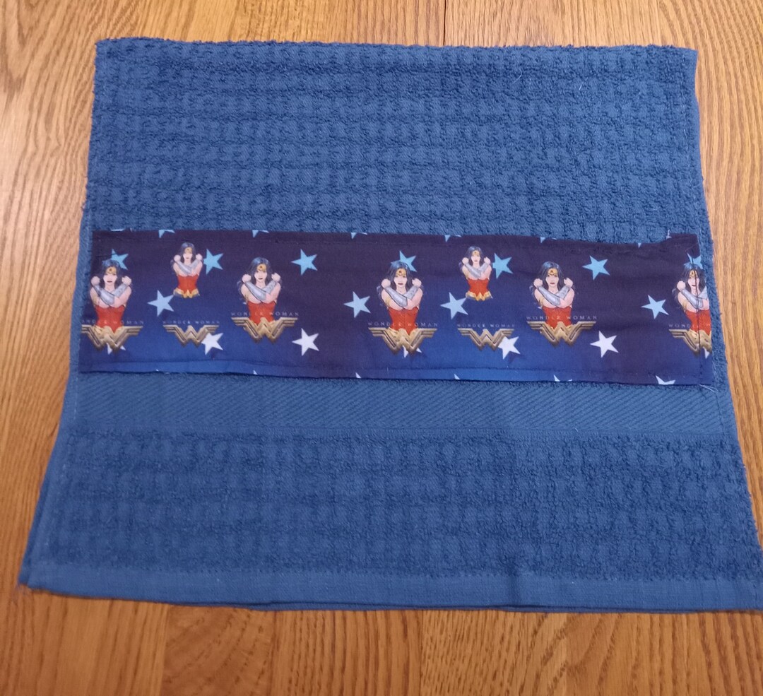 Wonder Woman Kitchen Towel Dark Blue - Etsy
