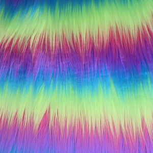 Atomic Laundry Apparel Neon Rainbow Fluffy Legwarmers/raver/gogo ...