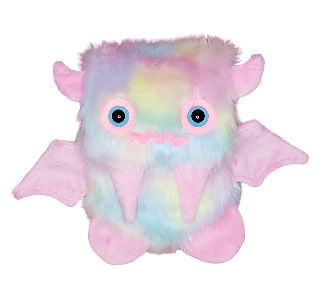 Pastel Rainbow Floof Monster Friend Backpack/messenger Bag/monster ...