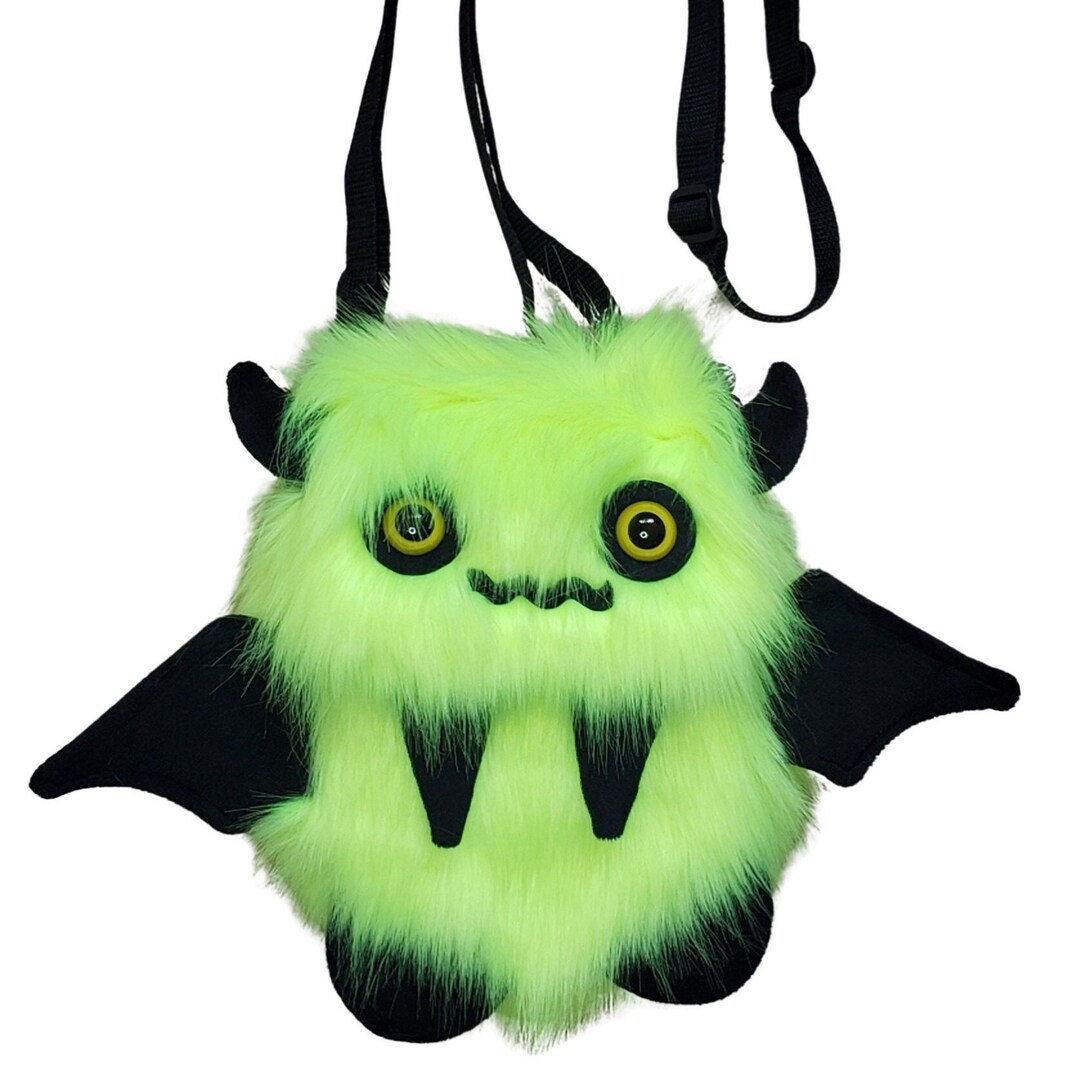 Creepy the Yellow Floof Monster Friend Backpack/messenger Bag/monster ...