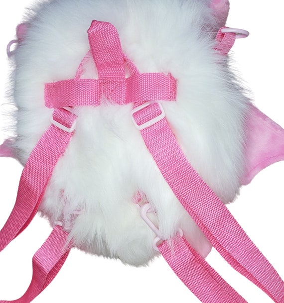 Rare Albino Floof Monster Friend BACKPACK/Messenger B… - Gem