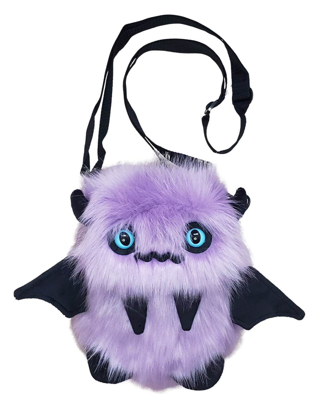 Ghoulie the Purple Floof Monster Friend Backpack/messenger Bag/monster ...