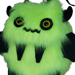 Creepy the Yellow Floof Monster Friend Backpack/messenger Bag/monster ...