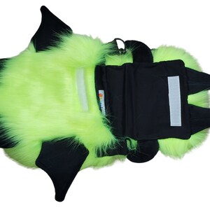 Creepy the Yellow Floof Monster Friend Backpack/messenger Bag/monster ...