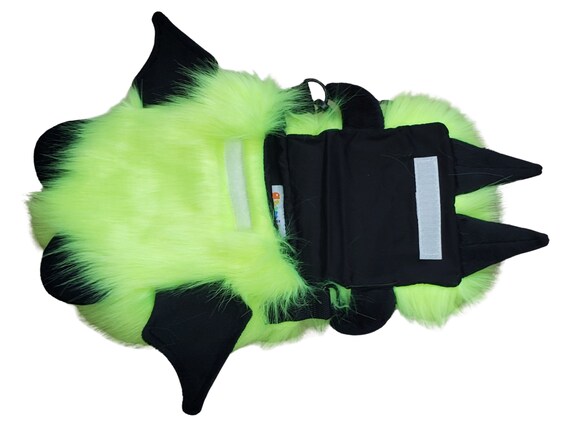 Creepy the Yellow Floof Monster Friend BACKPACK/Messe… - Gem