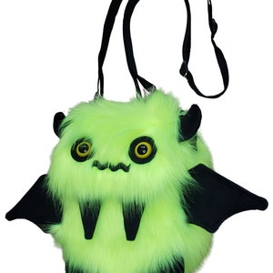 Creepy the Yellow Floof Monster Friend Backpack/messenger Bag/monster ...