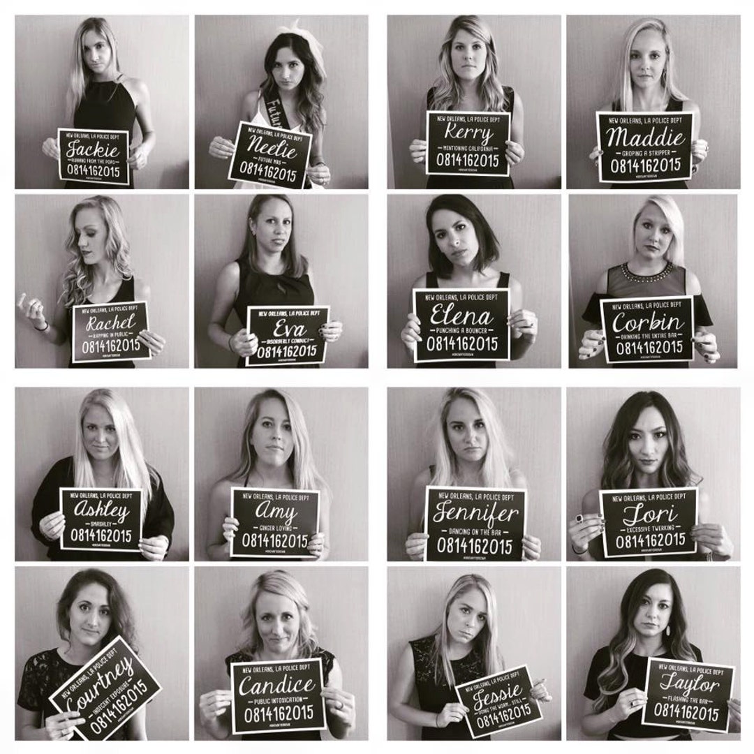 Jail Sign Funny Photo Props for Bachelorettes, Birthdays, Group Parties ...