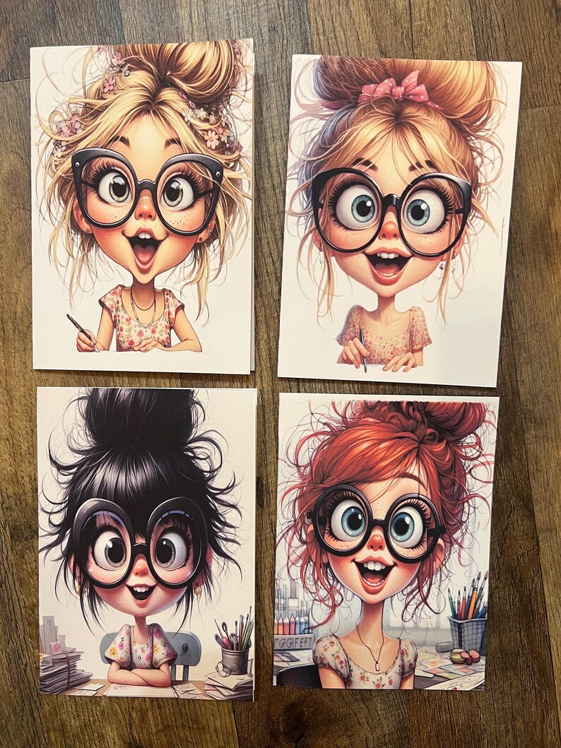 Spec-tacular Girls Card Set 11 - Etsy